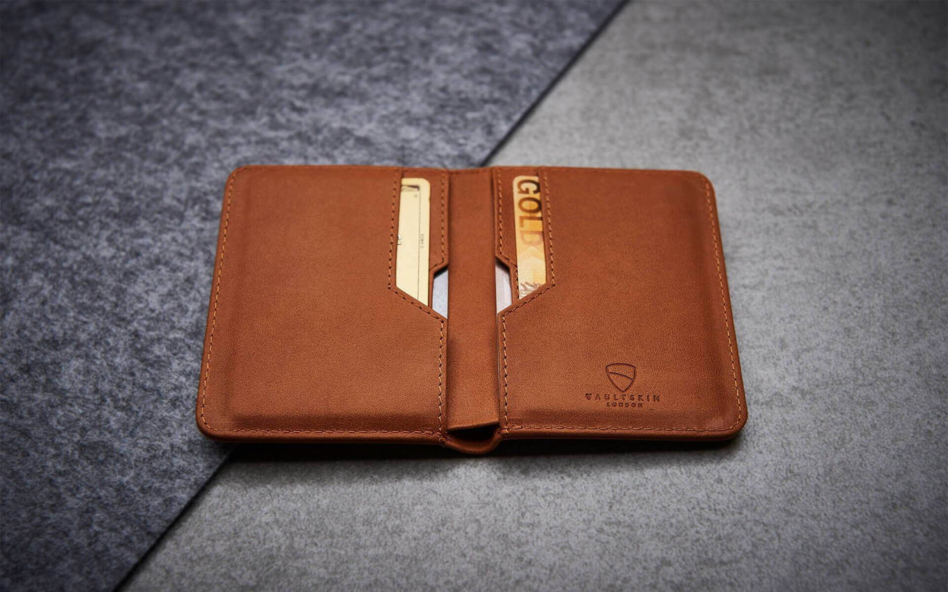 Vaultskin CITY - RFID Blocking Leather Wallet, Slim Front Pocket