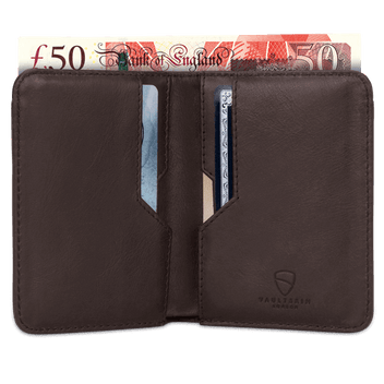 Vaultskin CITY - RFID Blocking Leather Wallet, Slim Front Pocket