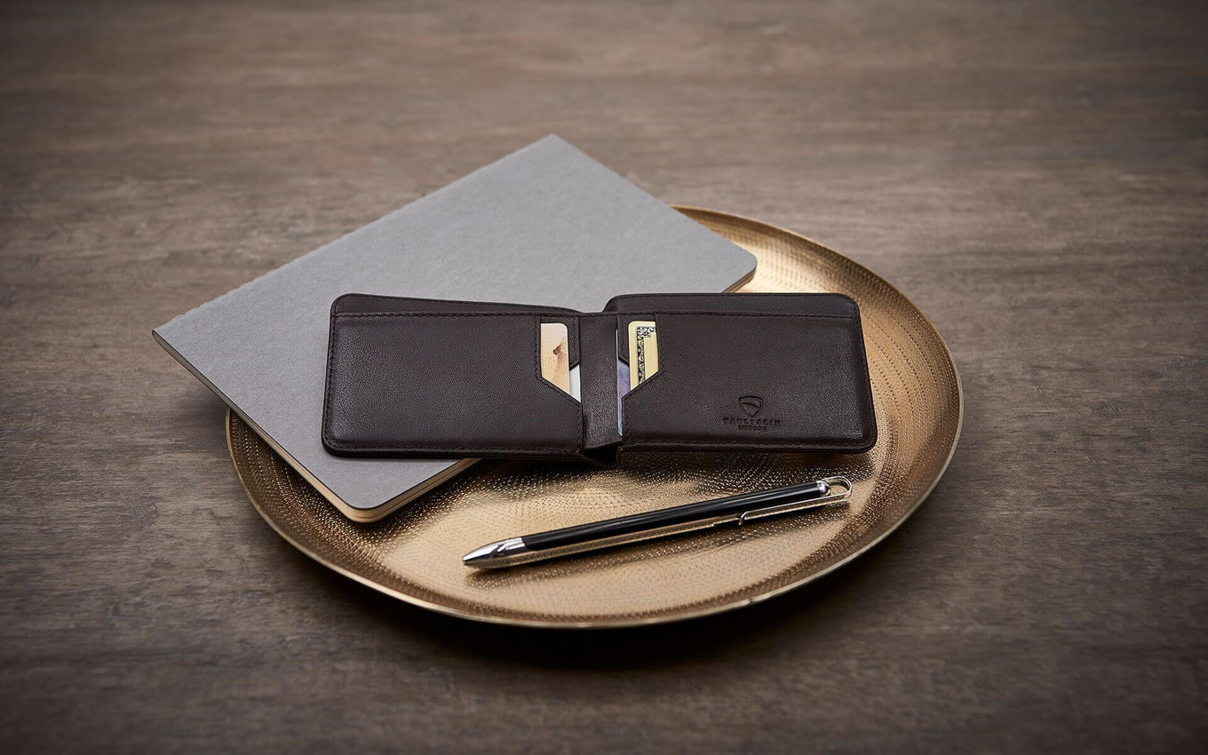 Vaultskin MANHATTAN - RFID Blocking Leather Wallet, Slim Front Pocket