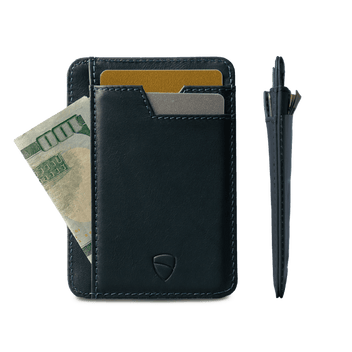 Vaultskin BRIXTON Slim Wallet with ID Window - Minimalist RFID Leather ...