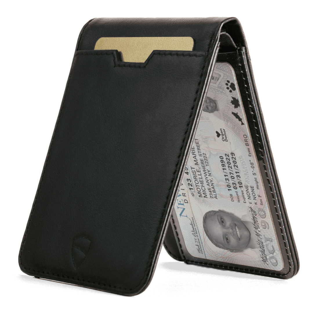 Vaultskin MANHATTAN RFID Blocking Leather Card Wallet with ID Window