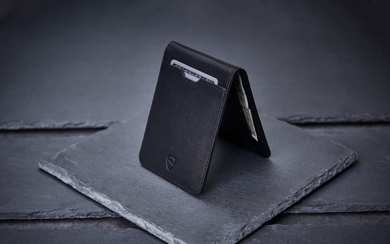 Vaultskin MANHATTAN RFID Blocking Leather Card Wallet with ID Window
