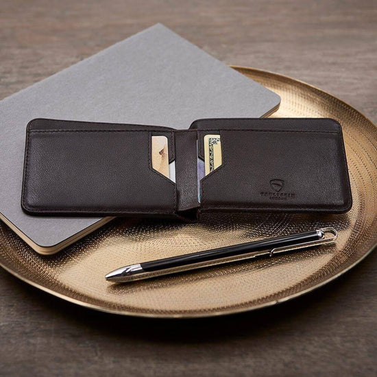 Vaultskin MANHATTAN Bifold RFID Blocking Leather Wallet - Minimalist ...