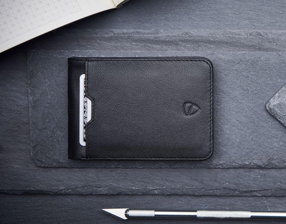 Vaultskin MANHATTAN RFID Blocking Leather Card Wallet with ID Window